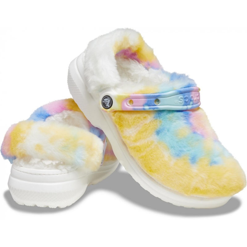 Classic Fur Sure Clog White/Multi @ Nordic Outdoor, Crocs, Reima ...