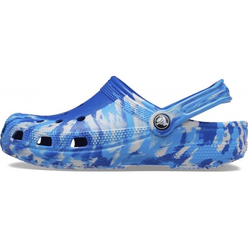 Crocs™ Classic Marbled Clog Blue Bolt/Multi @ Nordic Outdoor, Crocs ...